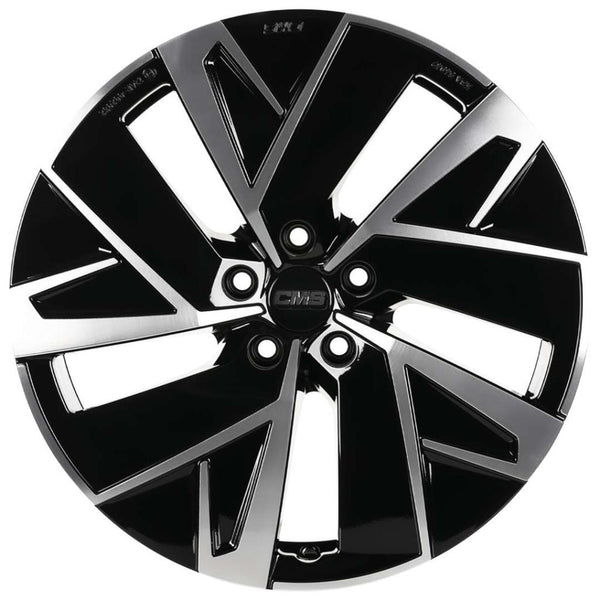 CMS-1379-01 8.0x19" -5x112 ET45 57.1 Diamond Black Gloss Jant (4 Adet ...